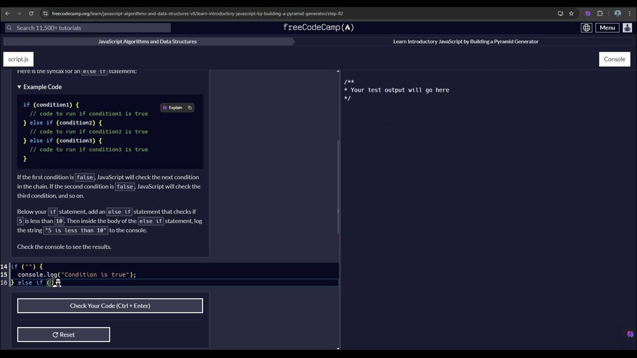 Building a Pyramid Generator Javascript 82 - YouTube