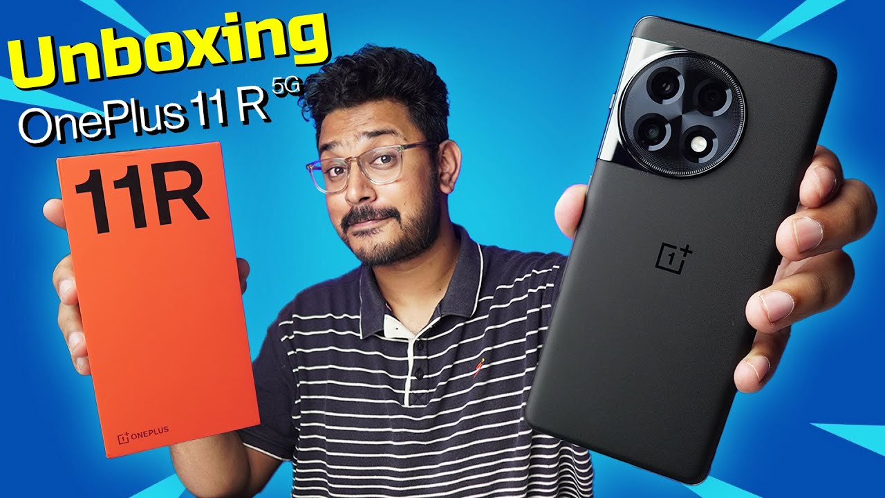 OnePlus 11R 5G unboxing in ಕನ್ನಡ⚡SD 8+Gen1, 120Hz Display, 50MP Camera ...