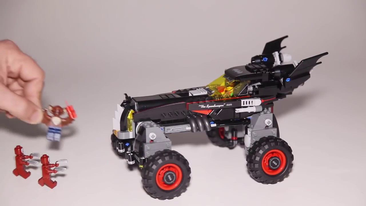 Lego Batman Movie 70905 The Batmobile with Bat Merch Gun Speed Build ...