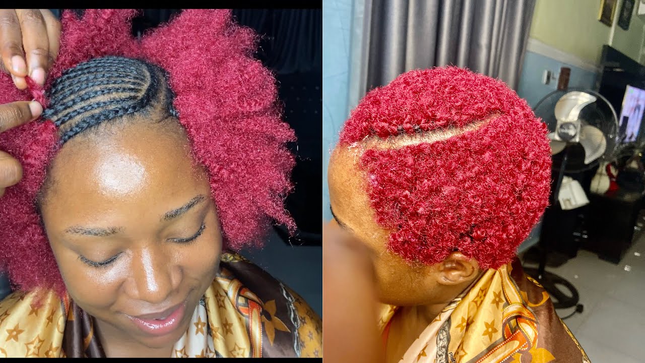 TikTok trending low cut crochet hairstyle with C-curve - YouTube