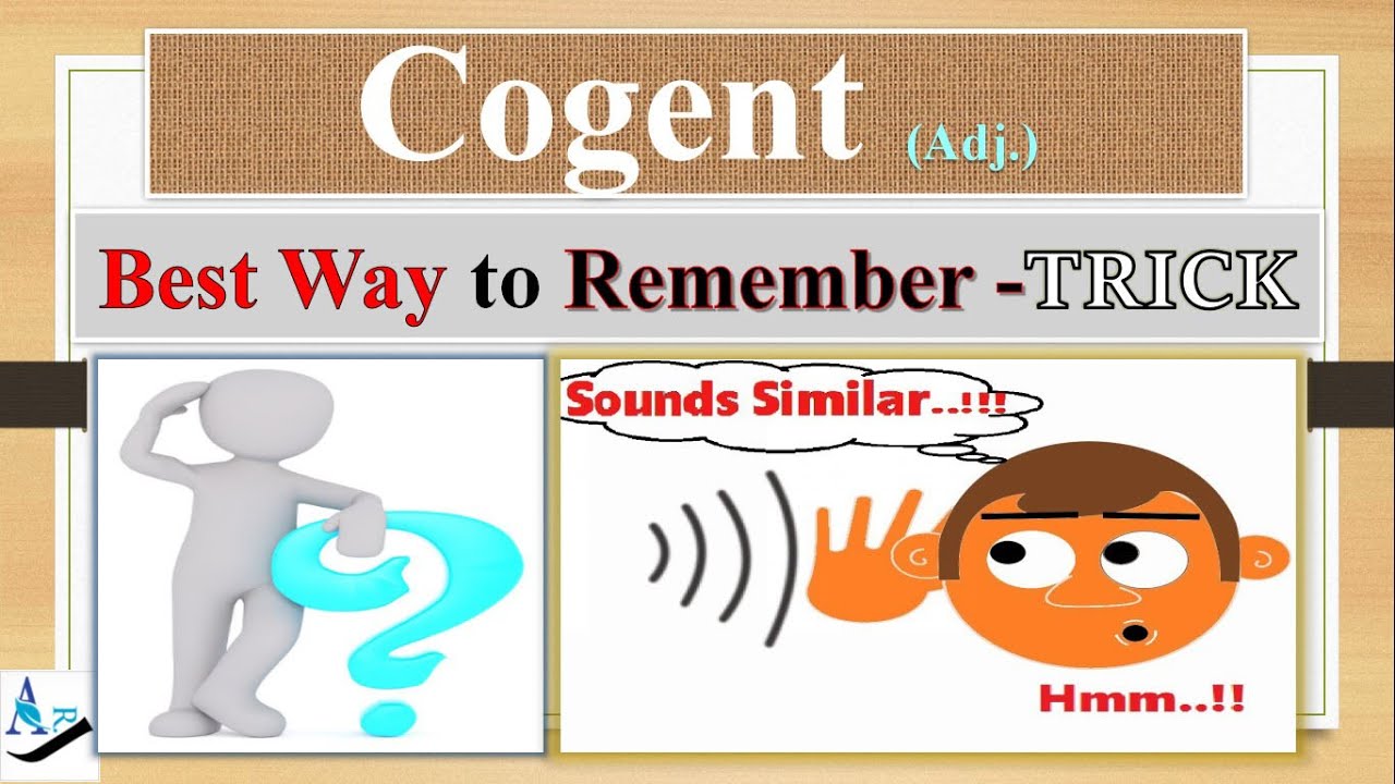 COGENT: How to Remember English vocabulary forever with tricks ...