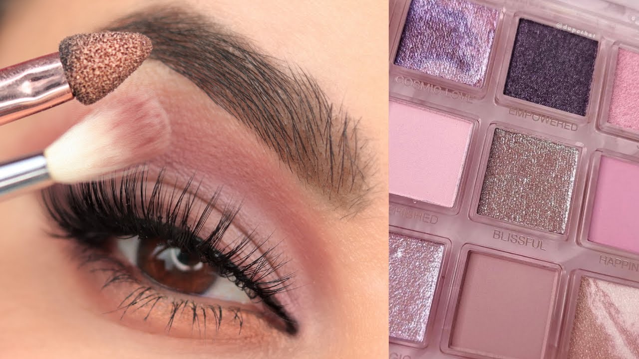 Soft glam makeup | Hudabeauty Roze quartz eyeshadow palette - YouTube