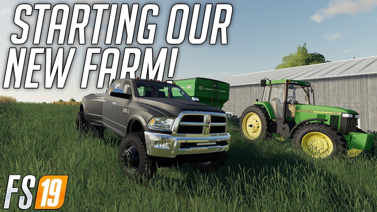 Starting Our New Farm! | Farming Simulator 2019 - YouTube