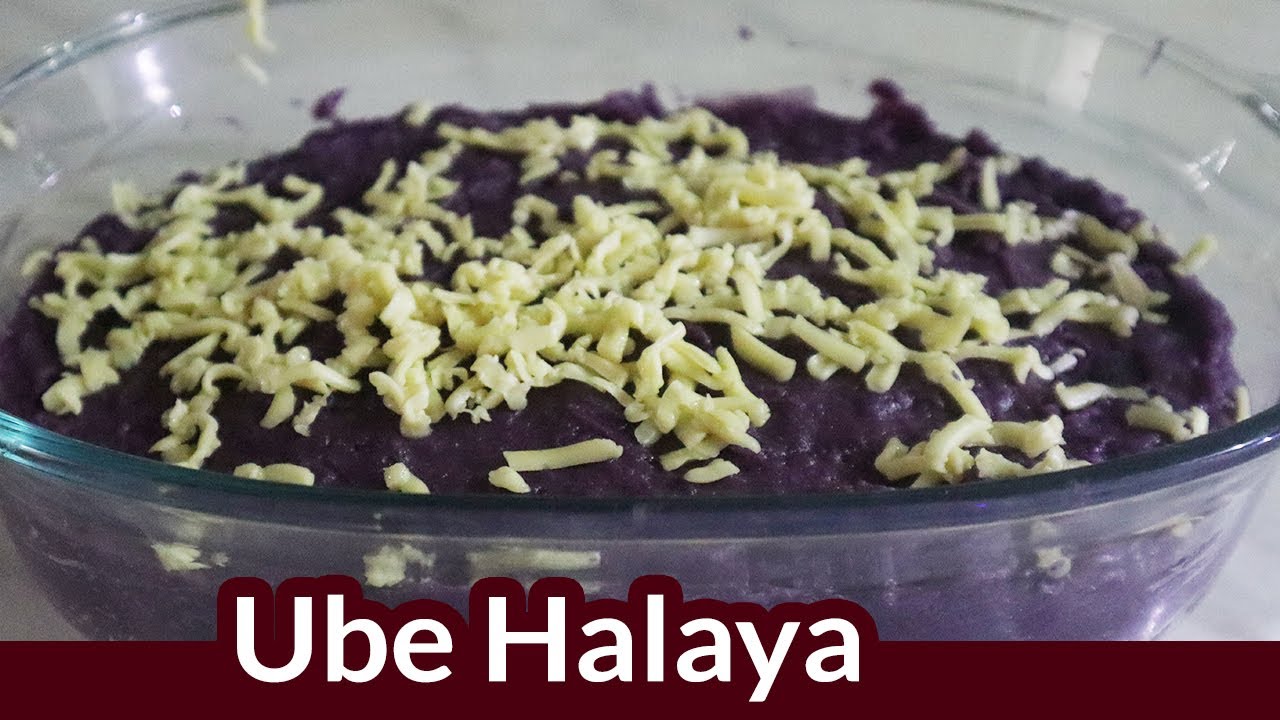 UBE HALAYA/HALEYA with Cream Cheese (PURPLE YAM JAM) the easy way - YouTube