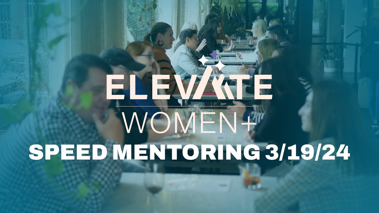 Elevate ERG Speed Mentoring Overview - YouTube