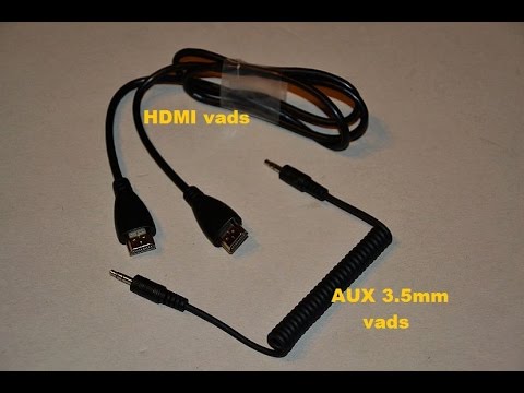 HDMI kabelis un AUX vads no Aliexpress - YouTube