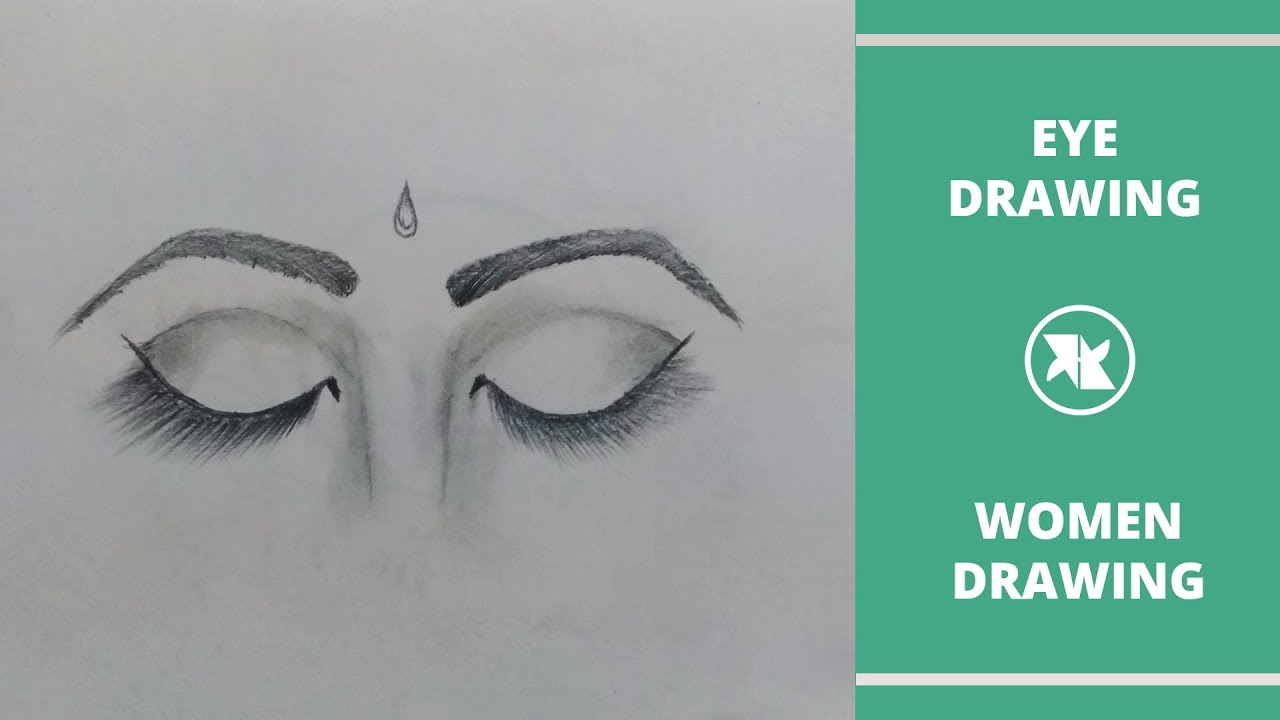 How to draw Closed Eyes for beginners step by step(easy to draw) - YouTube