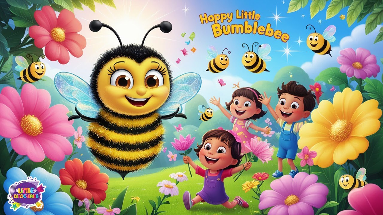 Happy Little Bumblebee - New Nursery Rhyme For Kids - @Pinkfong ...