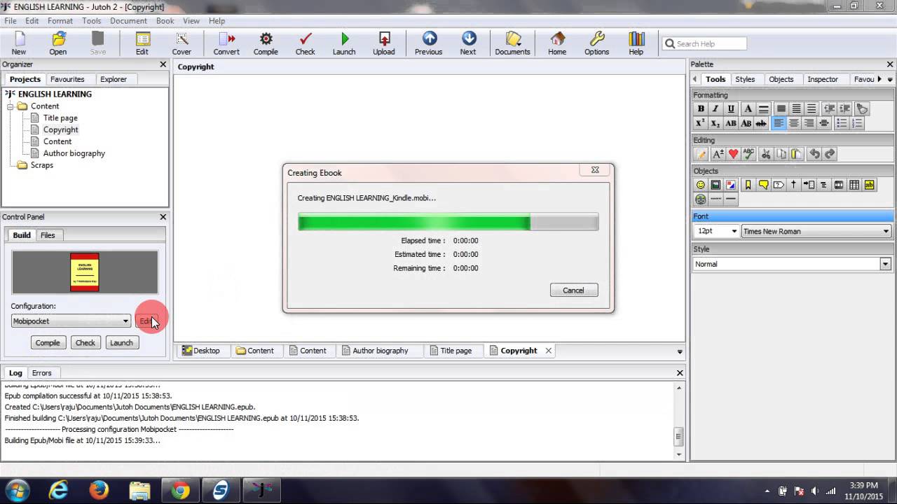 Lesson 11: How to compile the book - YouTube