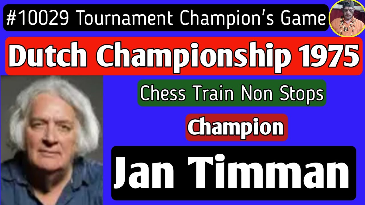 Dutch Championship || Jan Timman, 1975 #chess - YouTube
