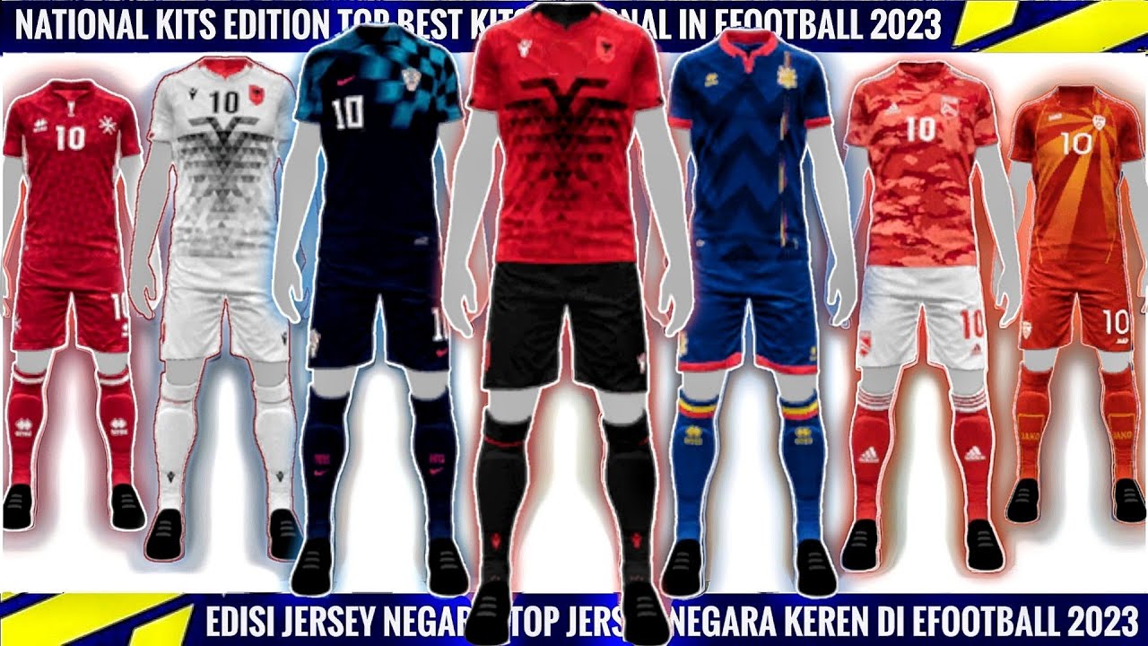Best National Kits eFootball 2023 Mobile🔥 - YouTube