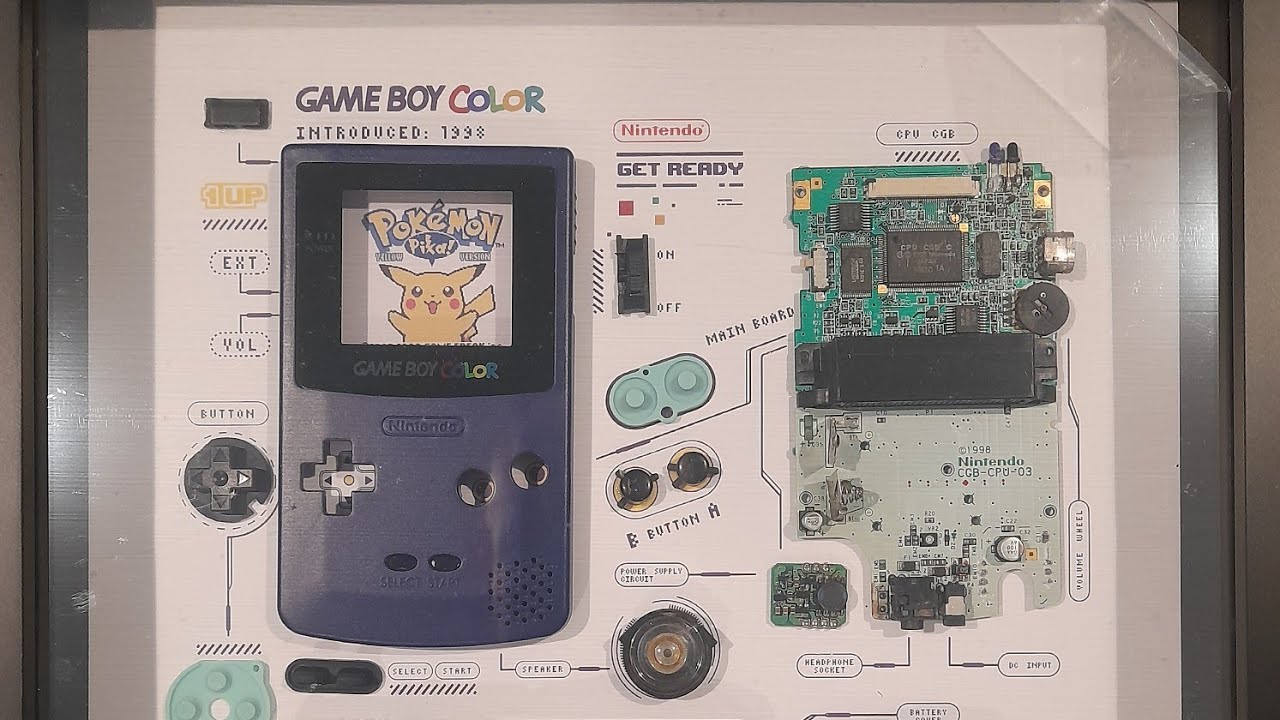 Can we repair a Grid Studio Gameboy Color Display? - YouTube