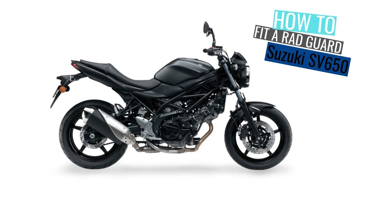 Suzuki SV650 16 - 22 Rad Guard fitting instructions - YouTube