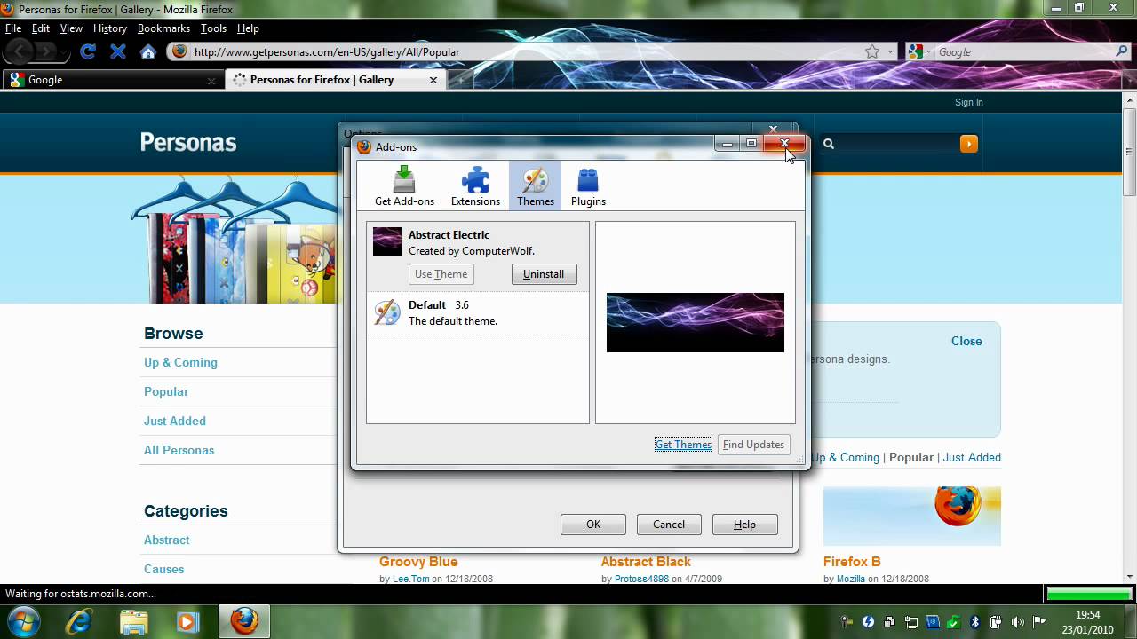 Adding/Managing Persona's - Mozilla FireFox 3.6 - YouTube