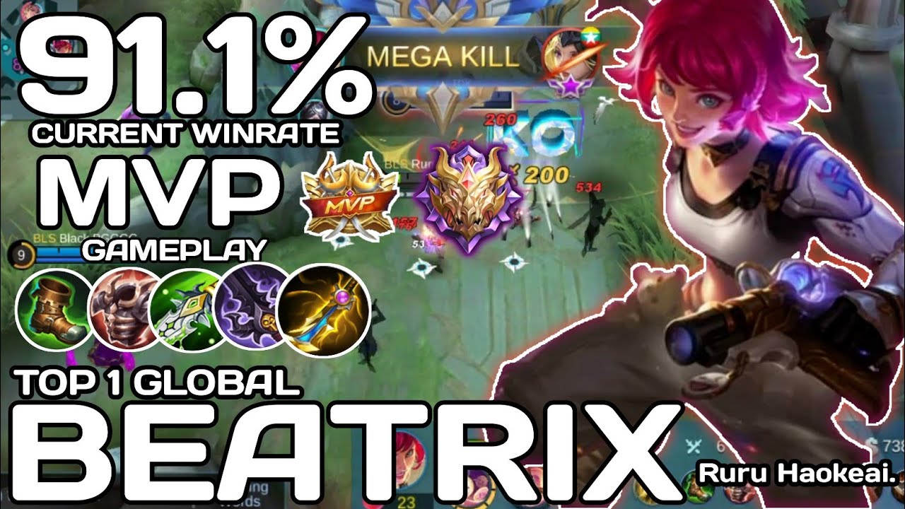 BEST BUILD TOP NO.1 BEATRIX MVP GAMEPLAY by Ruru Haokeai. | BEATRIX ...