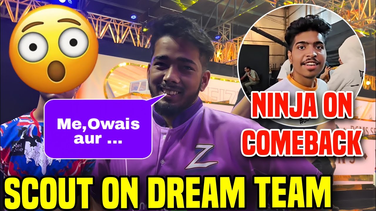 SCOUT On HIS DREAM TEAM FROM PAST 😳NINJA Reply on comeback - YouTube