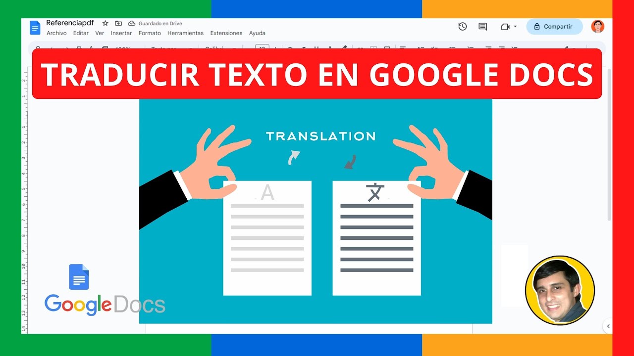 Cómo TRADUCIR TEXTO en GOOGLE DOCS - YouTube
