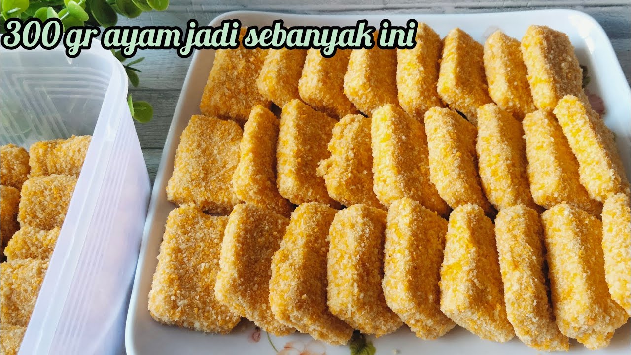 resep nugget ayam bisa untuk ide jualan Frozen food !! - YouTube