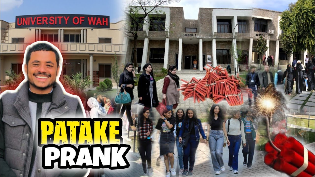 Crackers Prank in University 😂😅 - YouTube