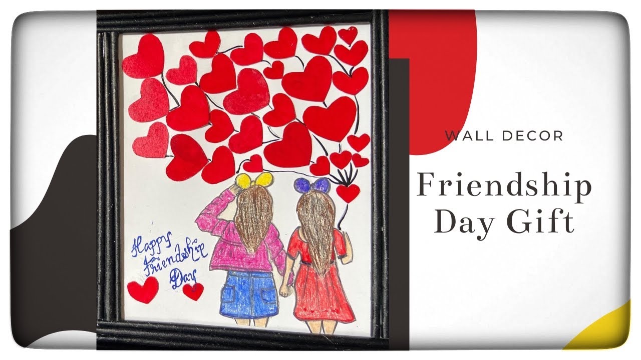 Friendship Day Gift|Wall Decor ideas|Best Out of Waste - YouTube