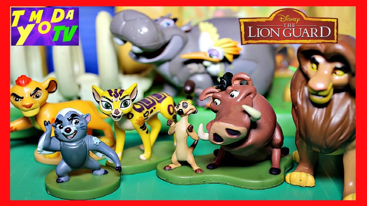 The Lion Guard Figurine Playset Kion Simba Bunga Timon Pumbaa Beshte ...
