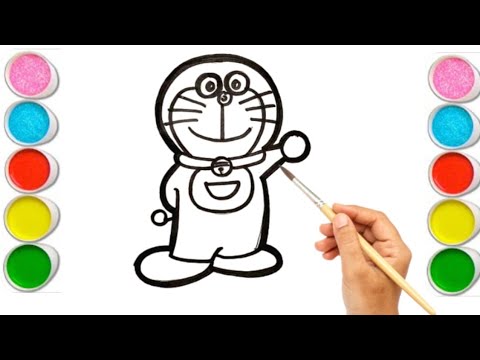 How to draw doraemon step by step | Doraemon Drawing for kids ...