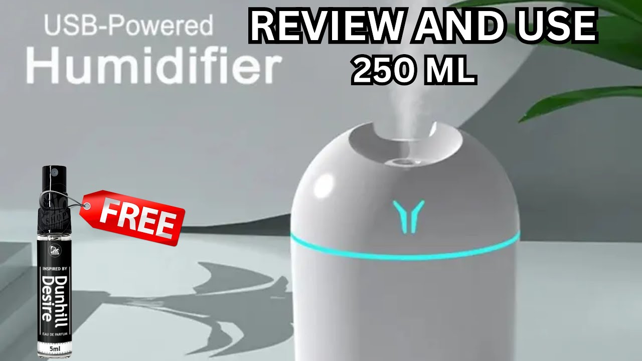 Unboxing usb colorful humidifier || complete review with free 5 Ml ...