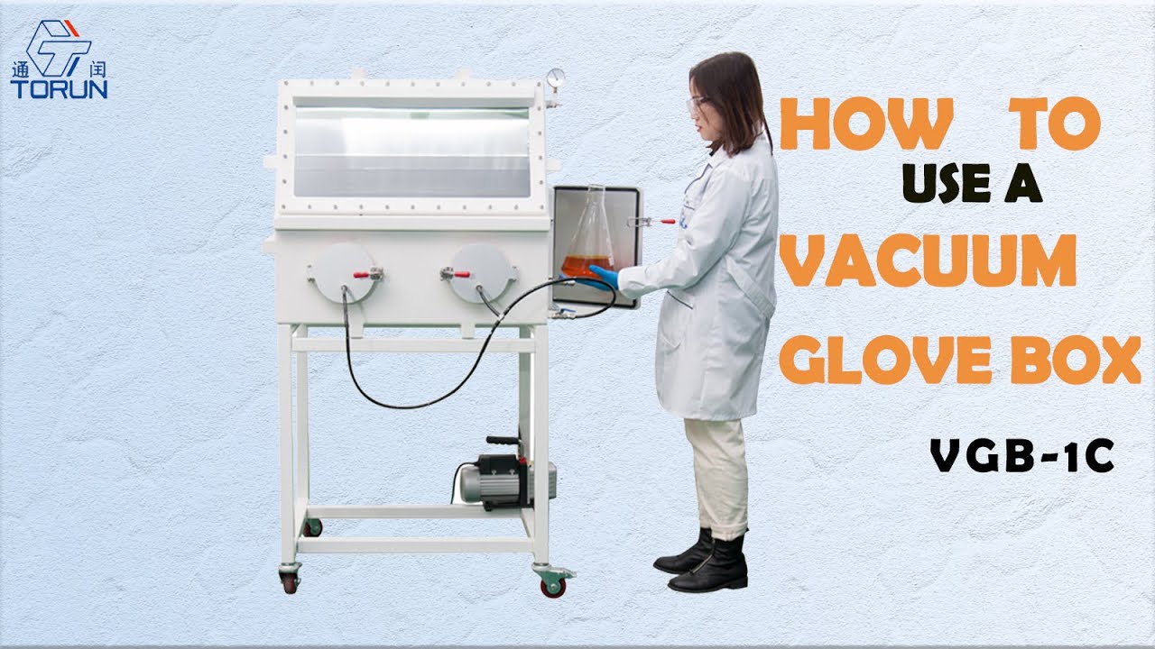 How to use the vacuum glove box：VGB-1C - YouTube