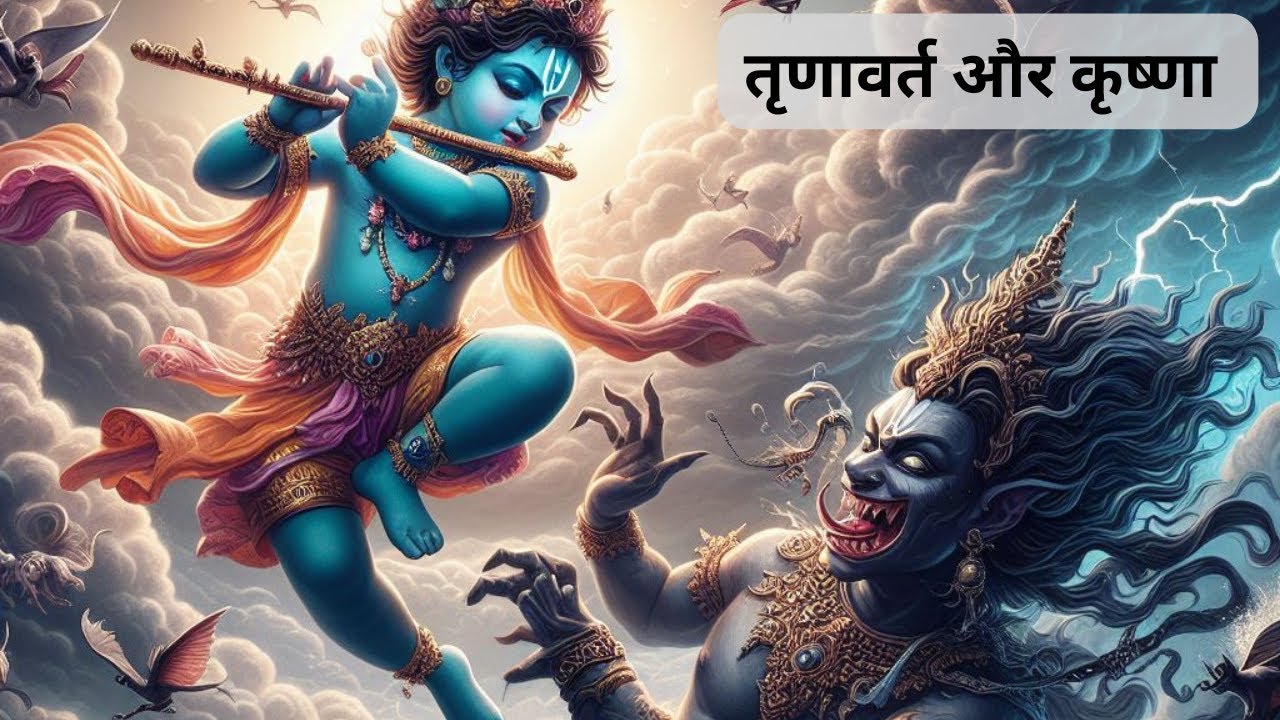 तृणावर्त और कृष्णा की कहानी || Story of Trinavarta and Krishna ...