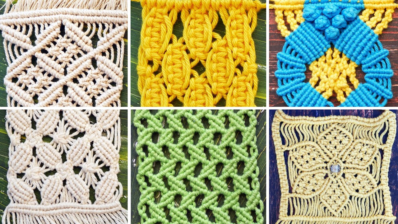 40 Macrame Patterns - YouTube