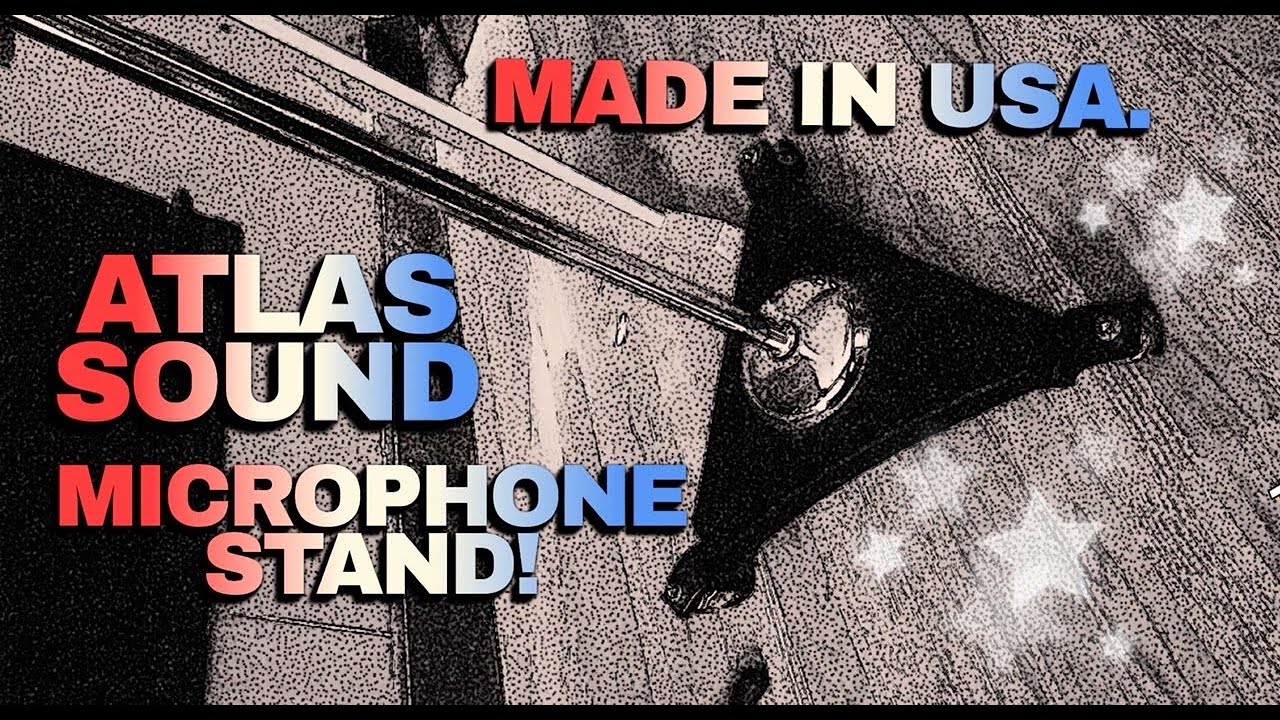 ATLAS SOUND// REVIEW//THE MOST PROFESSIONAL //MICROPHONE STAND ...