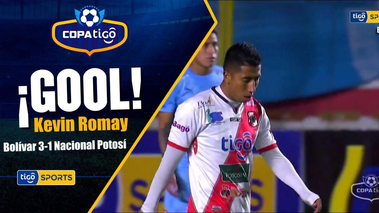¡Gol de Nacional Potosí! Kevin Romay descuenta el marcador. - YouTube