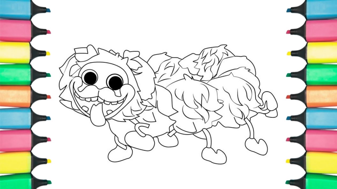 Poppy Playtime Chapter 3 Large Coloring Pages : How to color All The ...