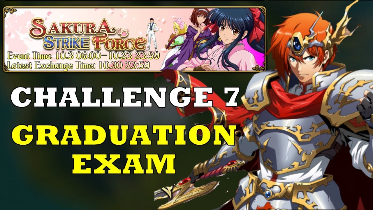 Langrisser M - Sakura Strike Force Challenge 7 - Graduation Exam - YouTube
