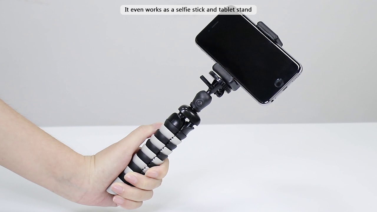 PEYOU Flexible Octopus Tripod - YouTube