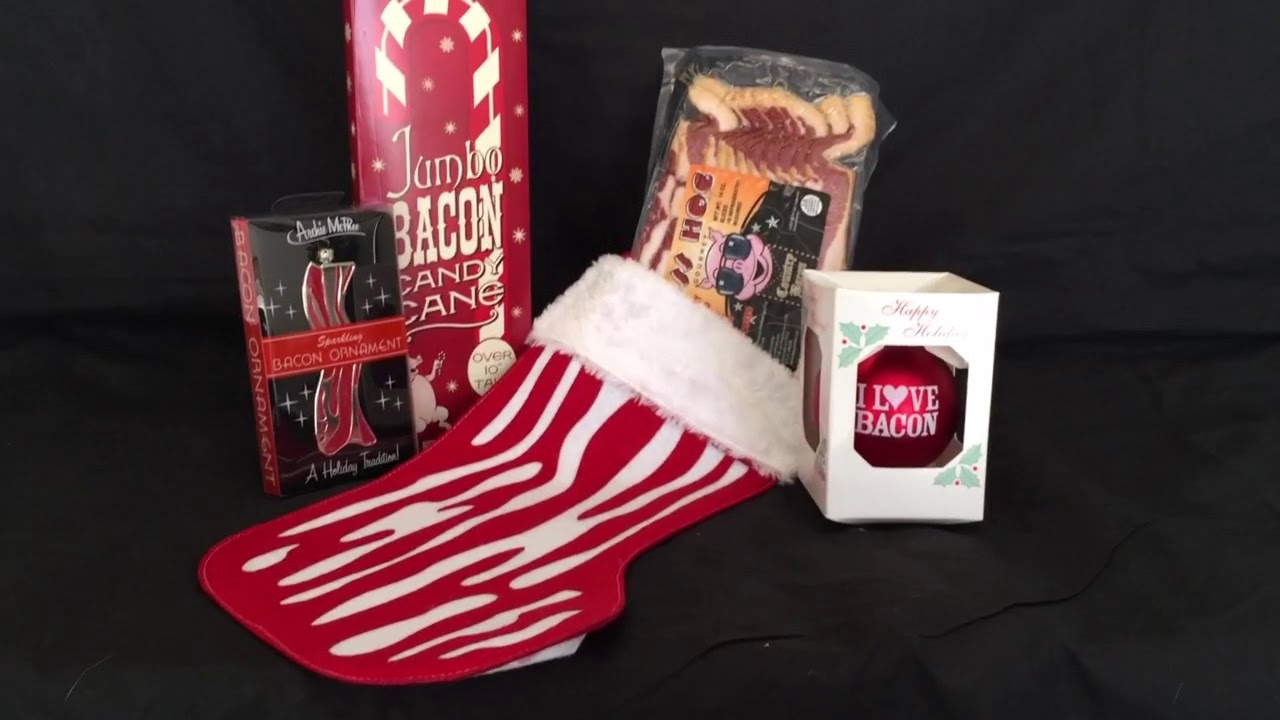 Bacon Stuffed Stocking - YouTube