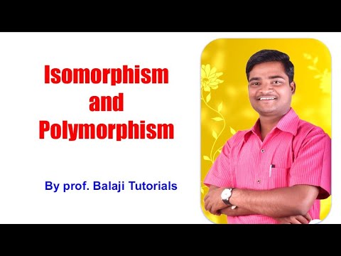 Isomorphism and Polymorphism in Solid State - YouTube