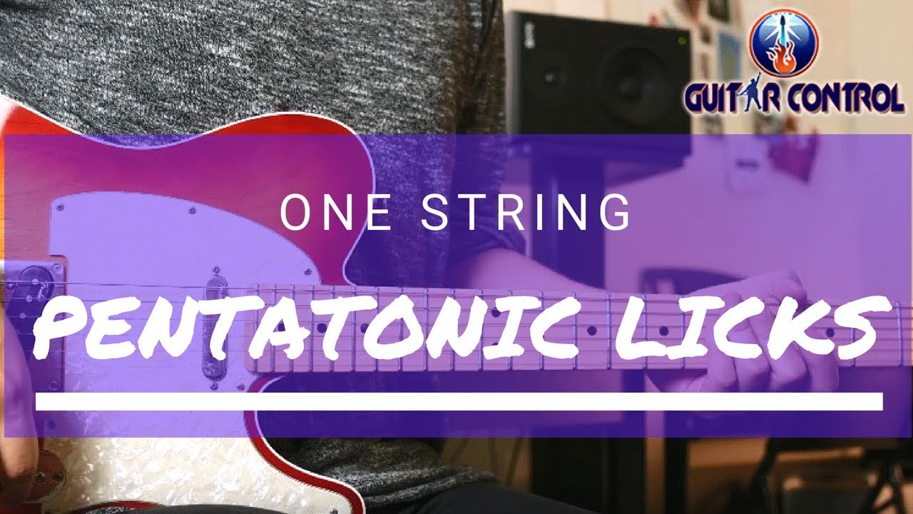 One String Pentatonic Scale Made Easy - YouTube