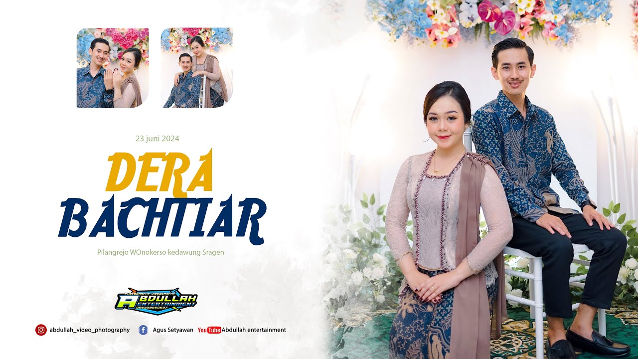 live wedding Dera & Bachtiar || Sela nada || Arm audio || abdullah entertainment - YouTube