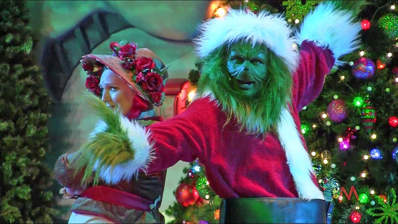 You're a Mean One Mr. Grinch song during the Grinchmas Musical 2013 at ...