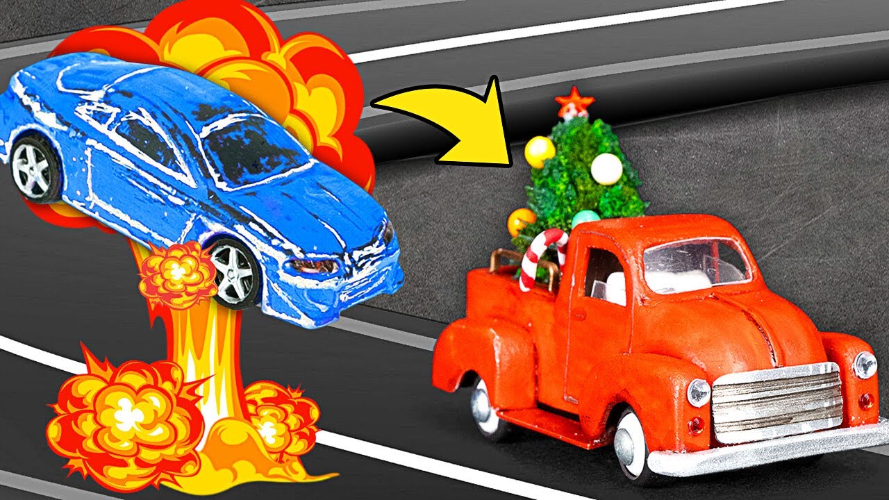 Ho-Ho-Hot RC Wheels Race! Christmas Cheer and High Speed RC Car Race ...