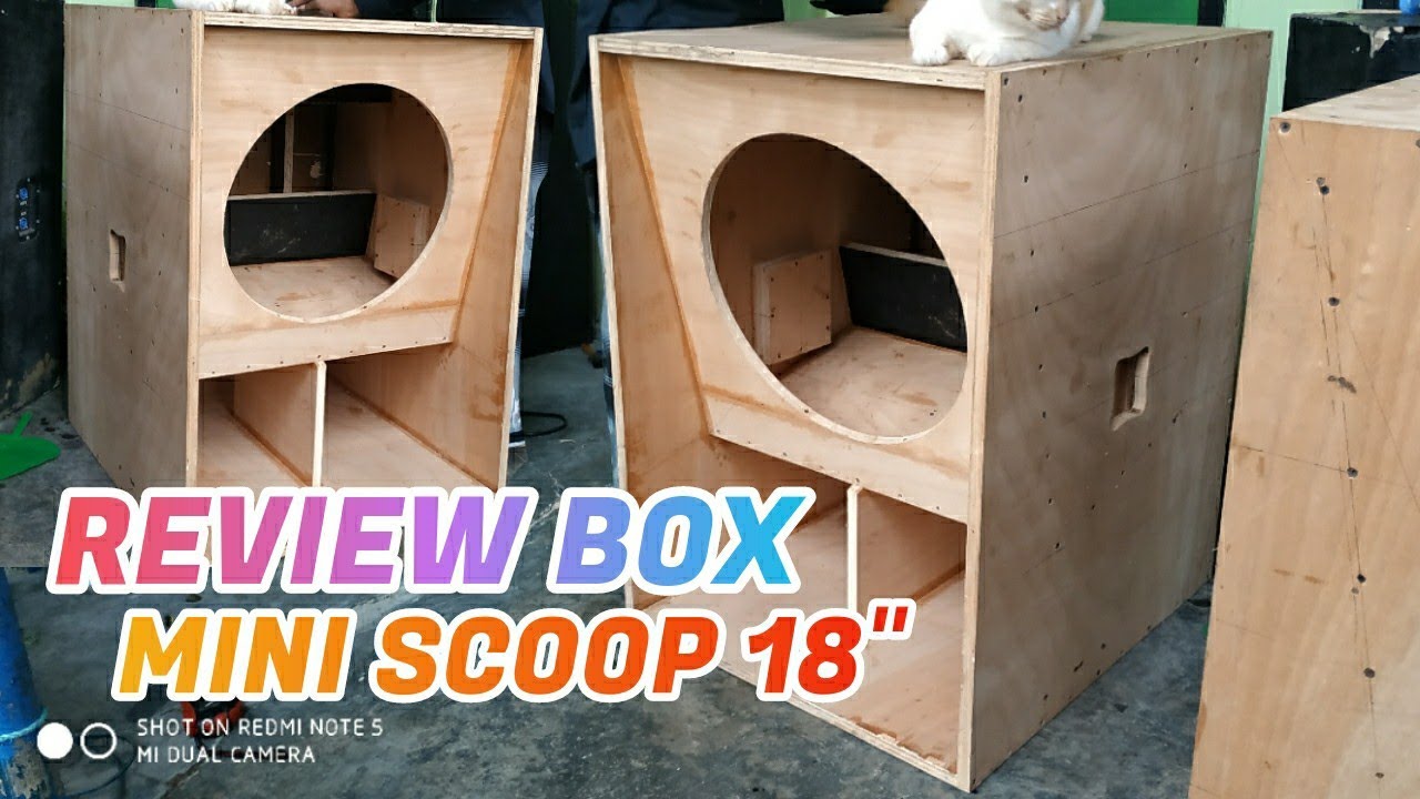 BOX SPEAKER MINI SCOOP 18" - JAVA AUDIO PRODUCTION VERSION - YouTube