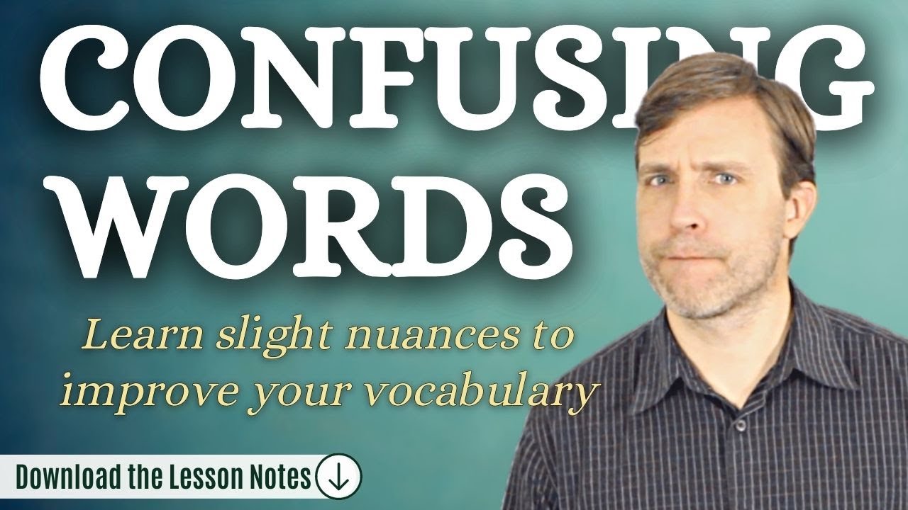SUPER CONFUSING WORDS | Learn slight nuances to improve your vocabulary ...