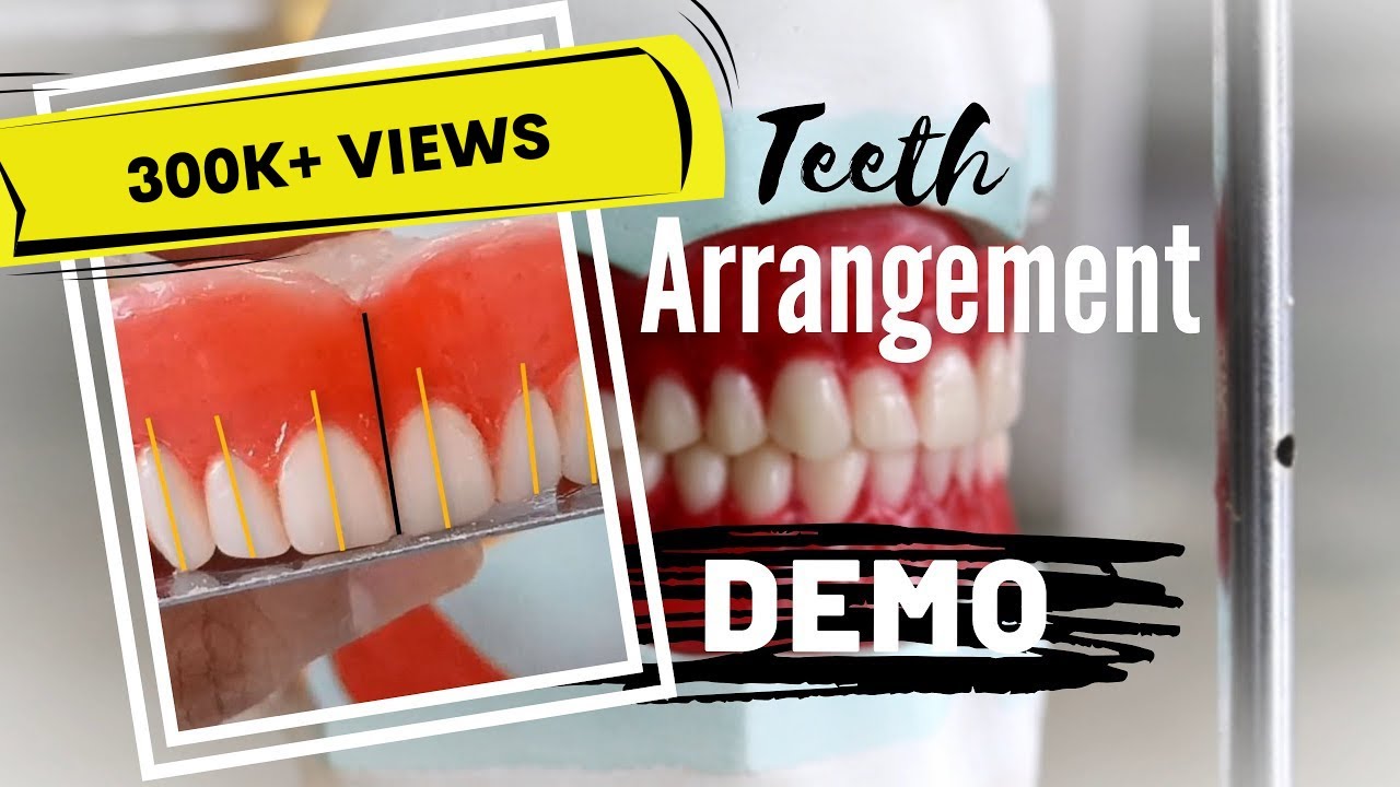 Teeth arrangement made easy! PART ONE - YouTube