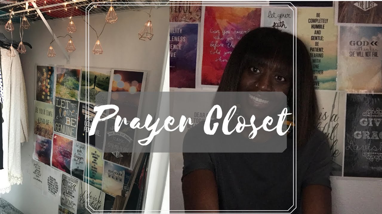 Prayer Closet Tour| Importance Of A Prayer Space - YouTube