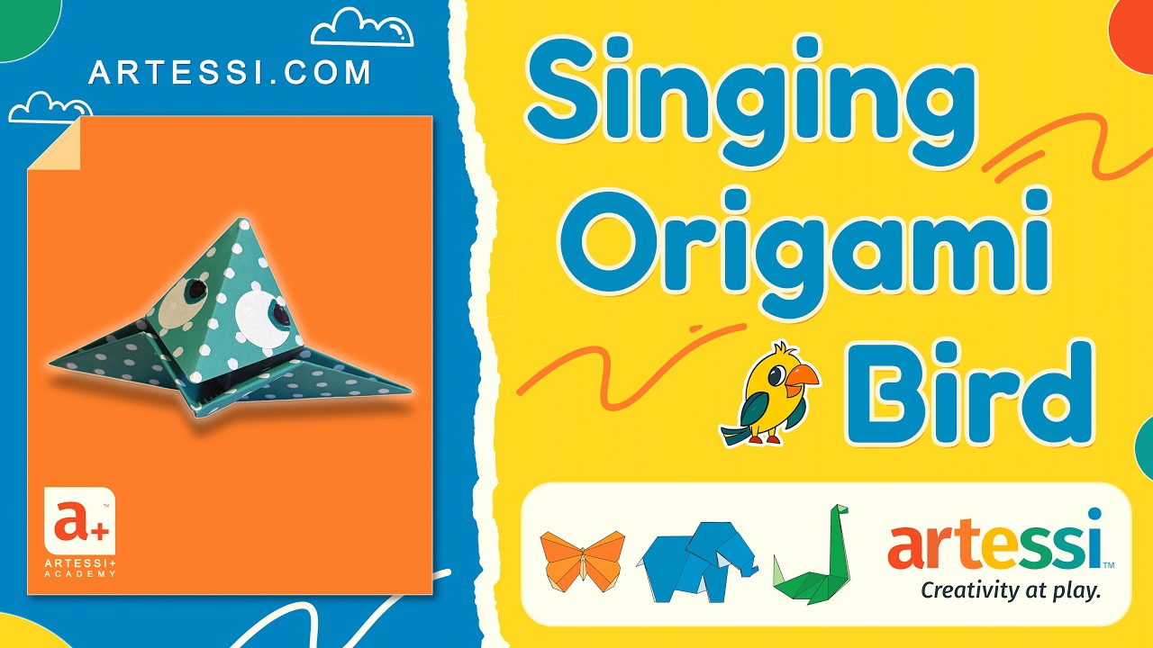 Cute Origami Chirping Bird 🐦 | Easy Paper Craft for Kids & Classrooms ...