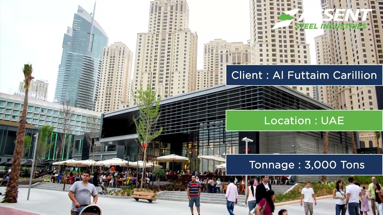 Jumeirah Open Beach | ASSENT STEEL | Commercial Project - YouTube