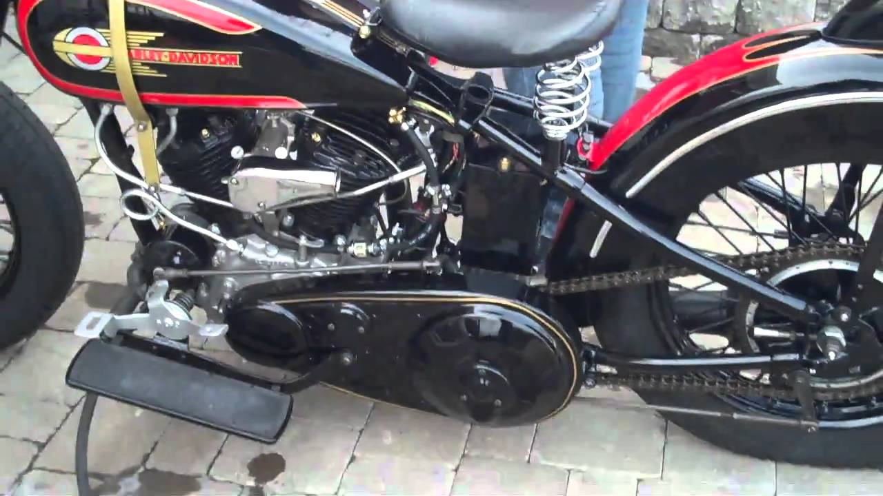 Antique Harley-Davidson 1932 VL Bobber - YouTube