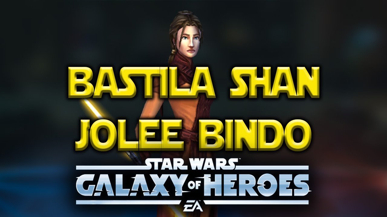 Jedi Redemption? Bastila Shan Jolee Bindo - Star Wars: Galaxy Of Heroes ...