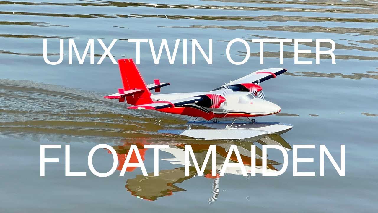 UMX Twin Otter - maiden on floats - YouTube